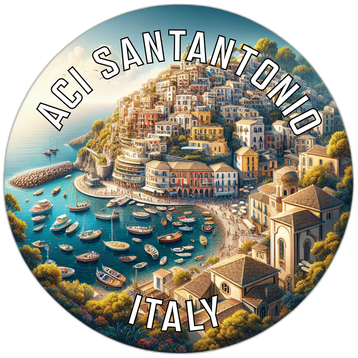 Aci SantAntonio Souvenir Vinyl Decal Sticker 6-Inch – R & R INC.
