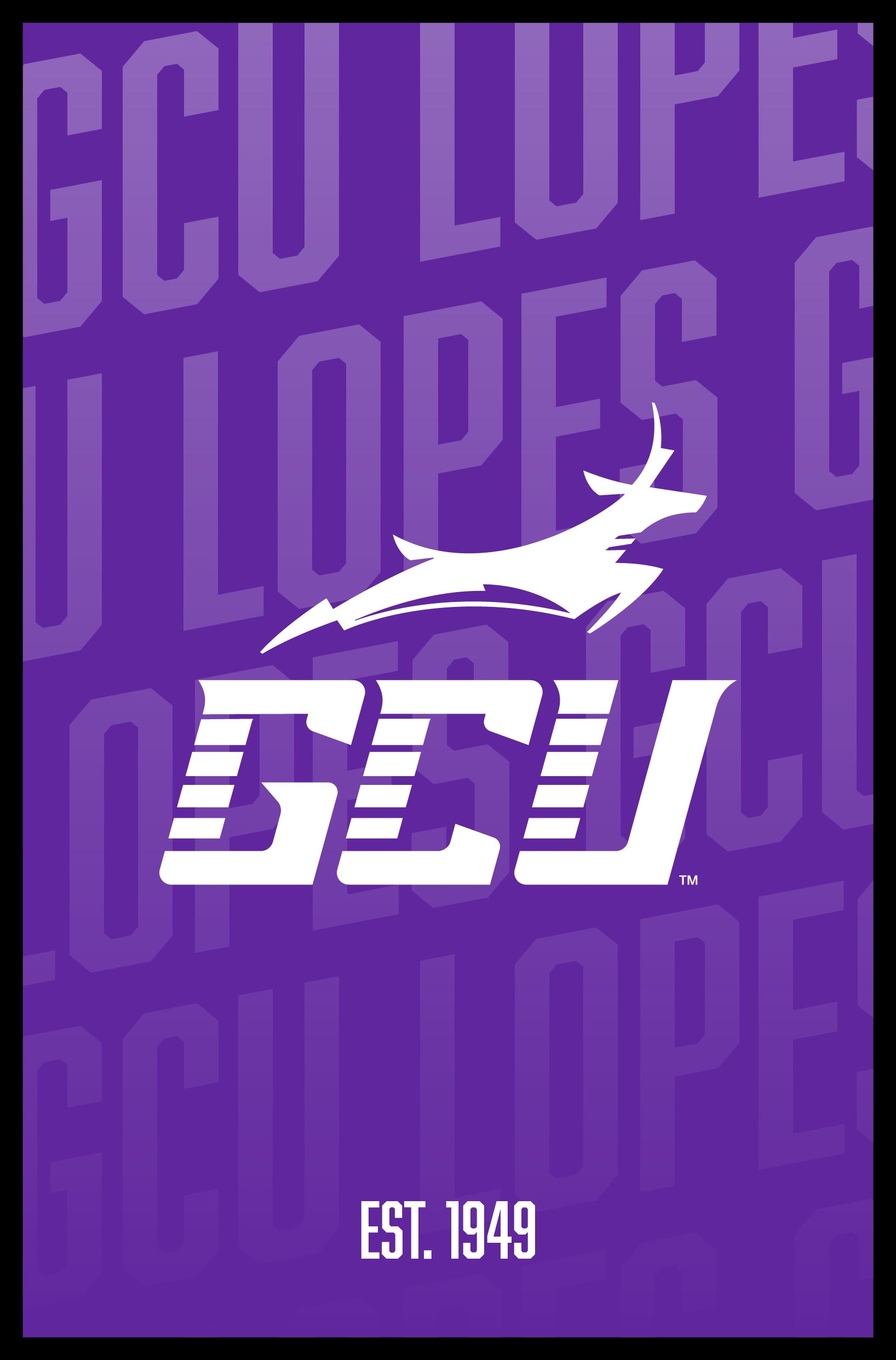 Grand Canyon University Lopes Vintage College Poster Officially ...