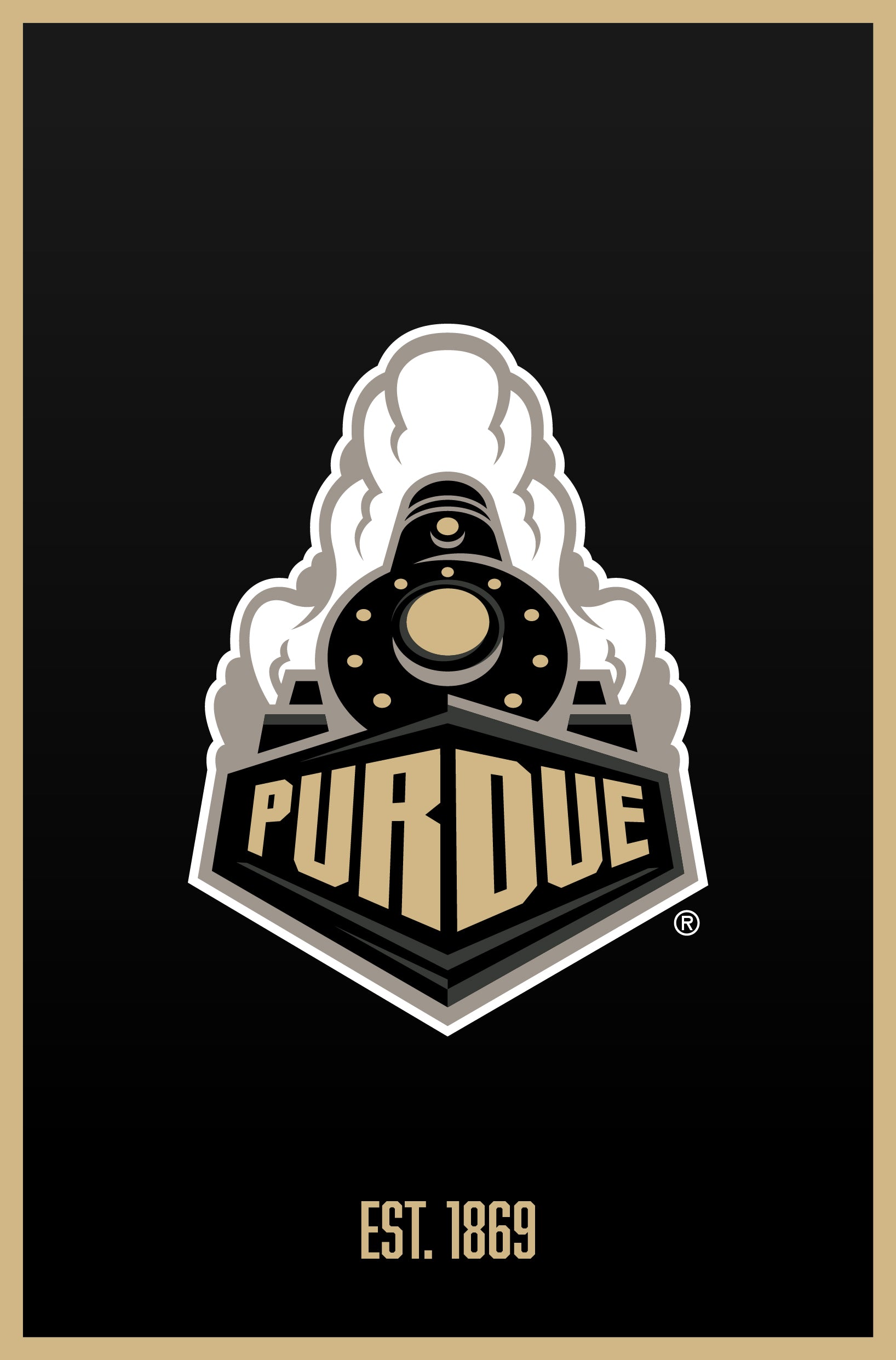 Purdue Boilermakers Vintage College Poster Officially Licensed ...