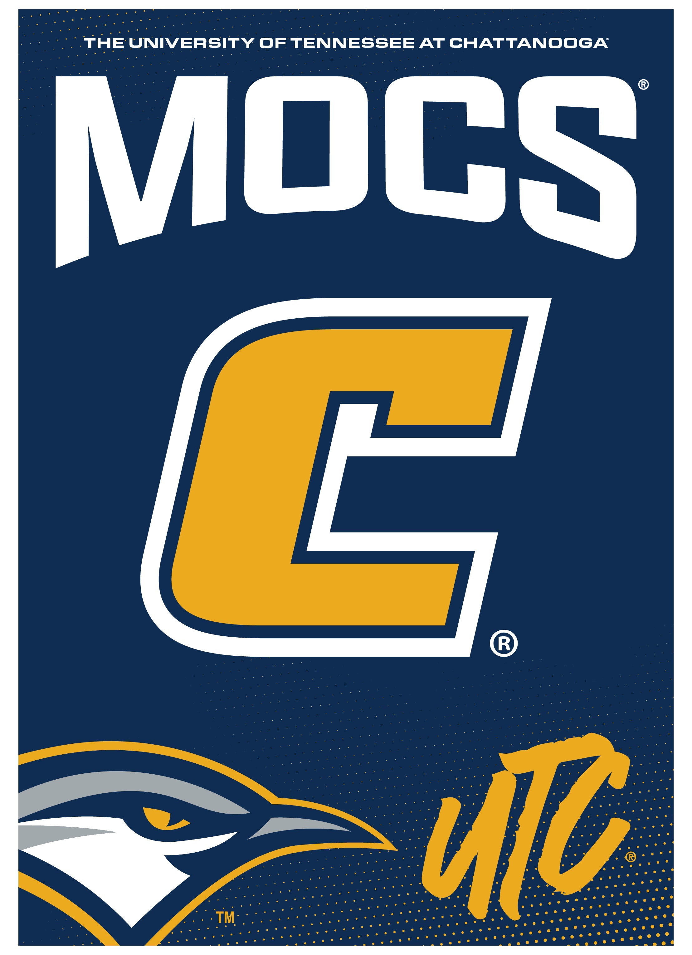 University of Tennessee at Chattanooga Vintage Collegiate Poster ...