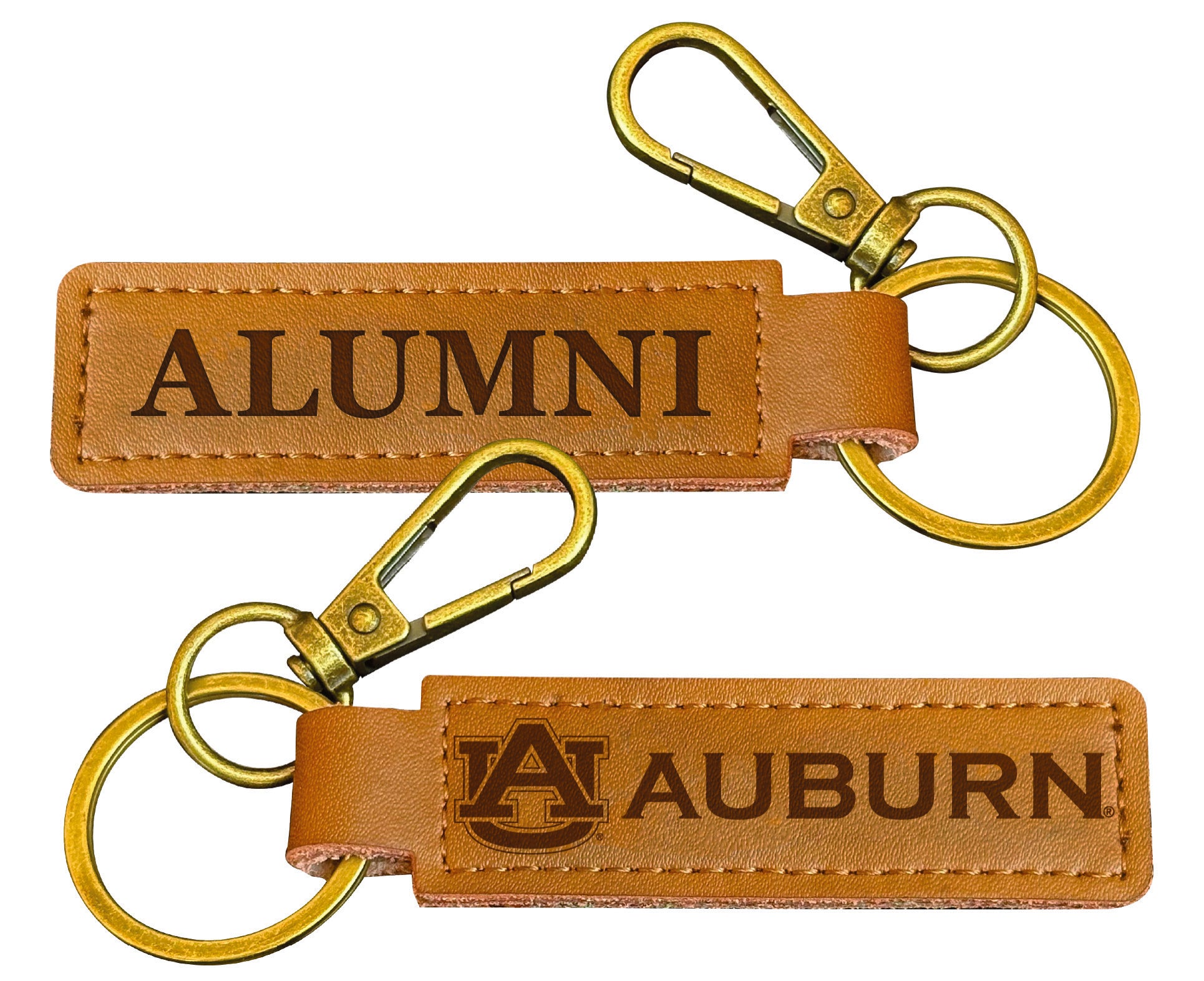 Auburn Tigers College Alumni Leather Keychain – Officially Licensed – R ...