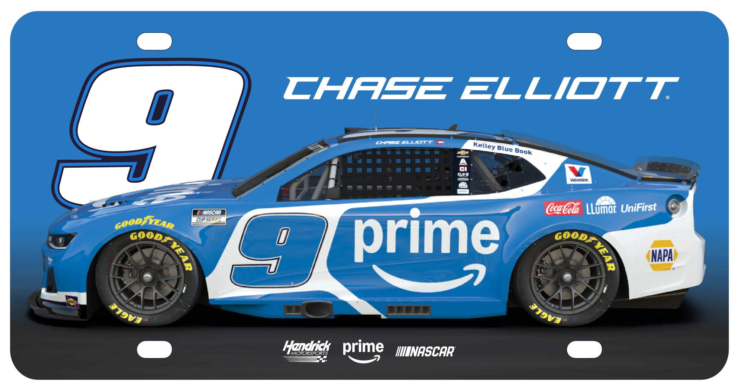 Nascar #9 Chase Elliott Officially Licensed Metal License Plate – R & R ...