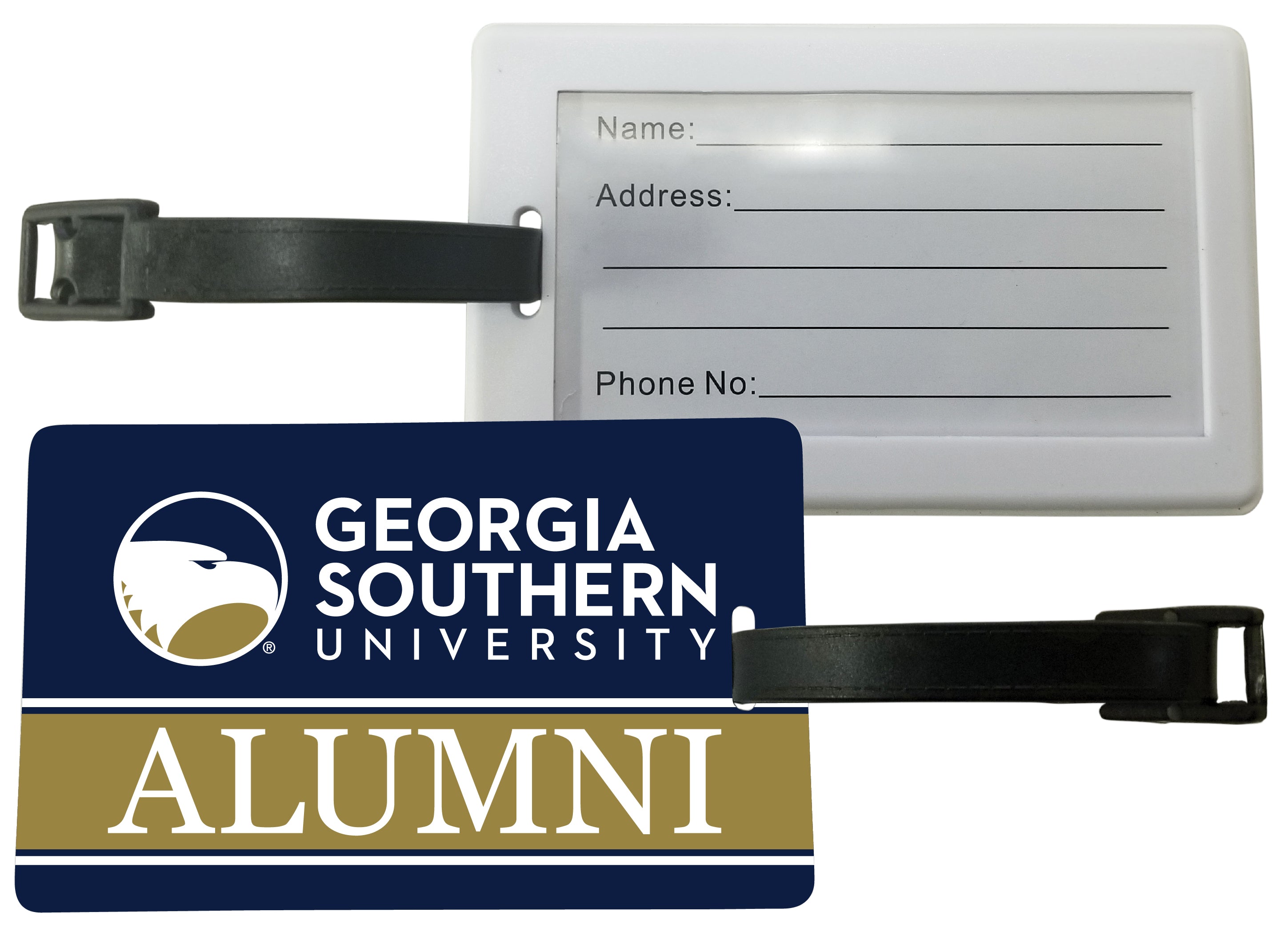 Georgia Southern Eagles Luggage Tag Alumni Design Officially Licensed ...