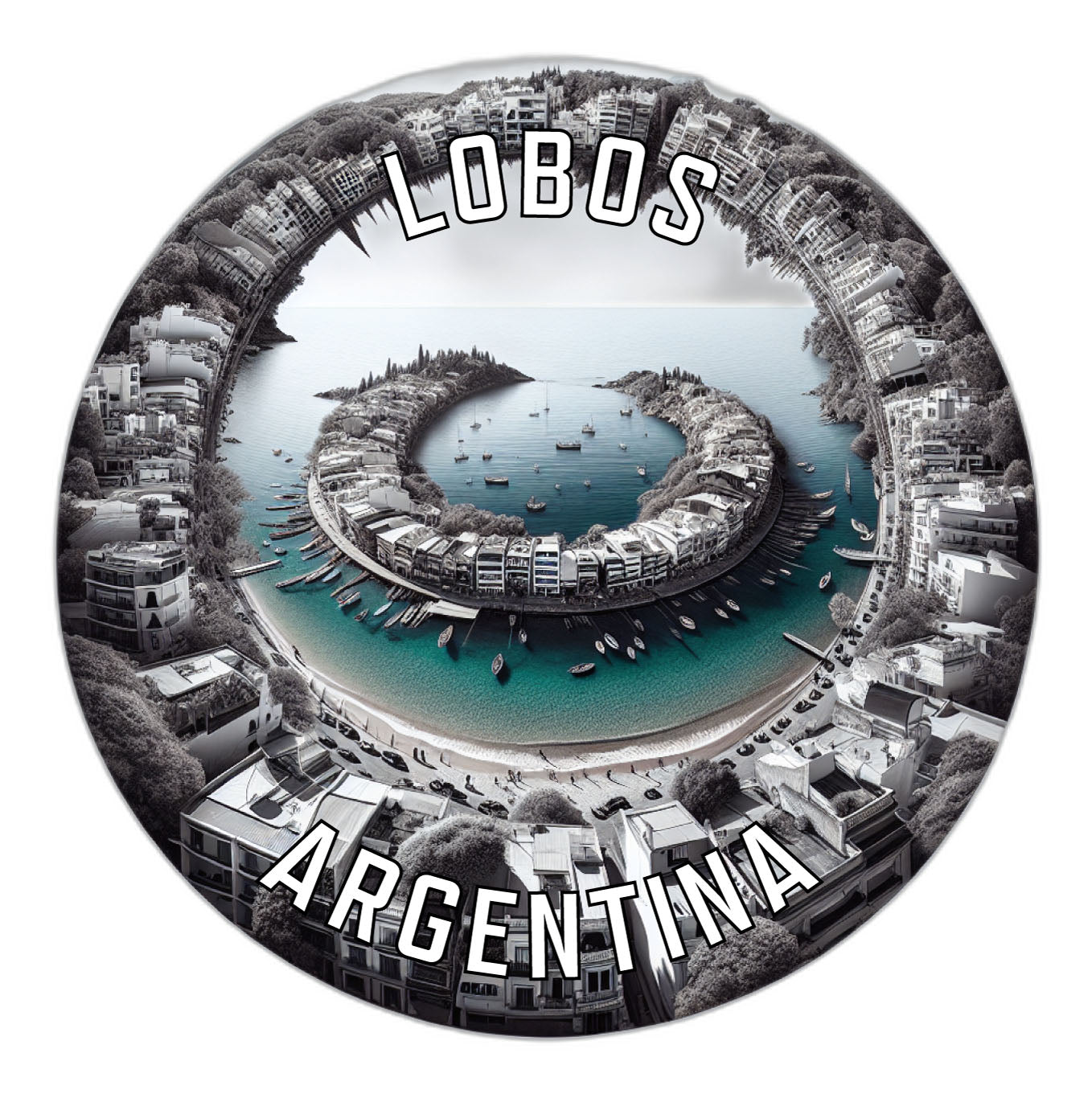 Lobos Argentina Souvenir Vinyl Decal Sticker 2-Inch – R & R INC.