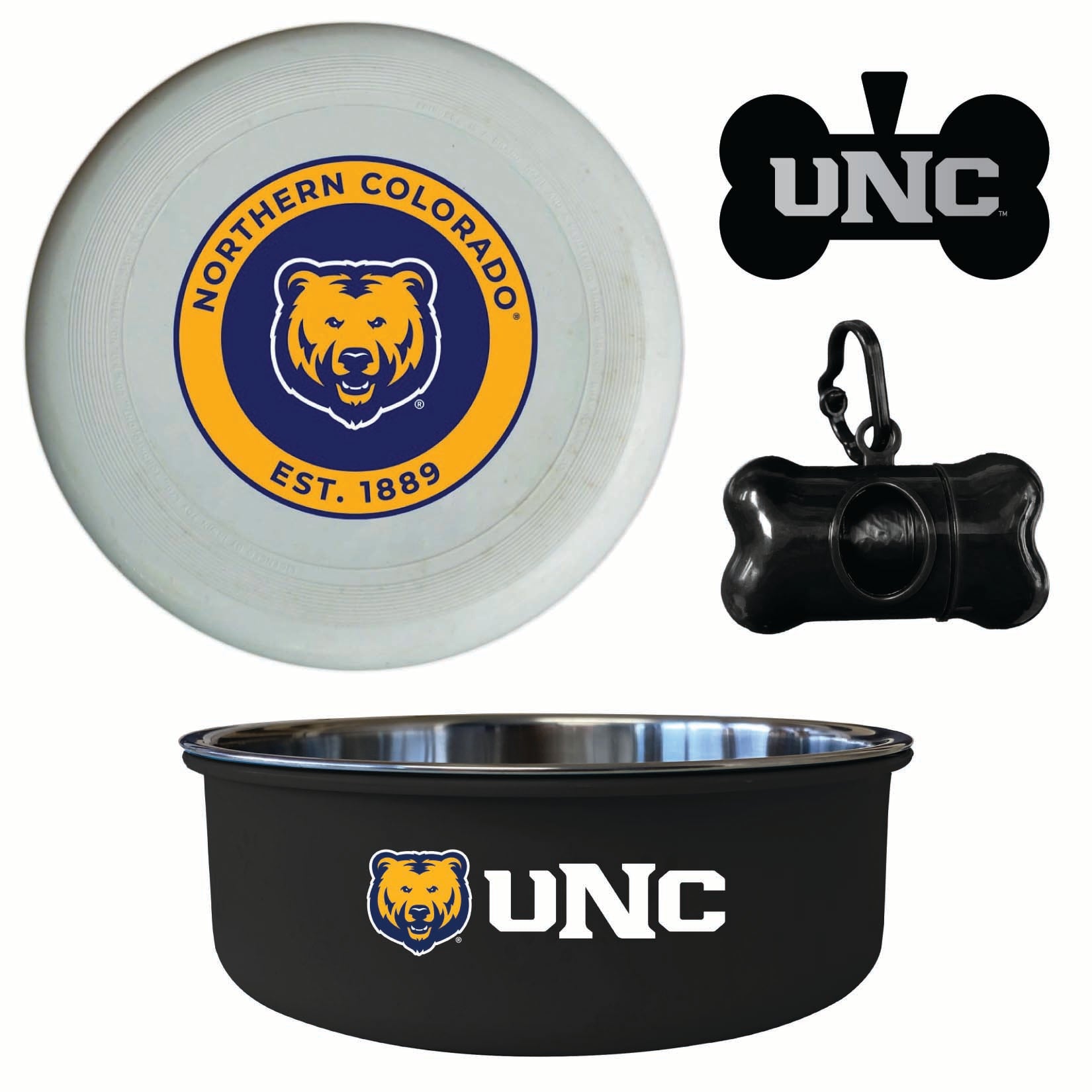Northern Colorado Bears Officially Licensed College Pet Pack – Dog Tag ...