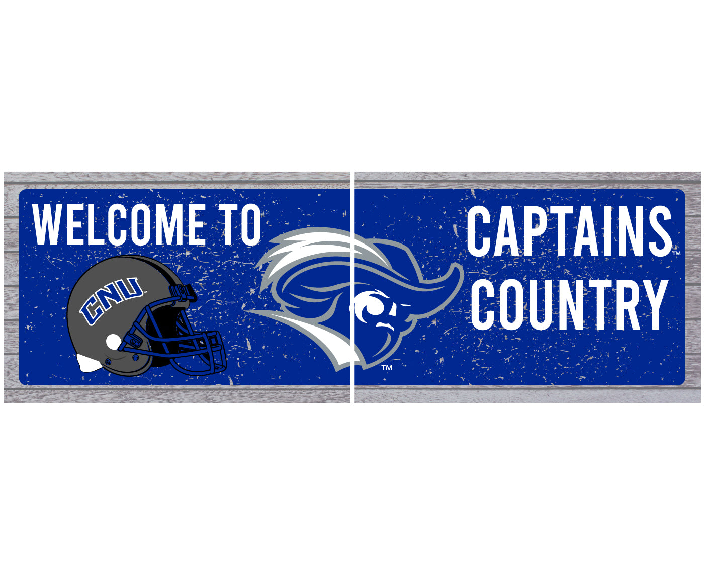 Christopher Newport Captains Wood Sign with Frame Officially Licensed ...