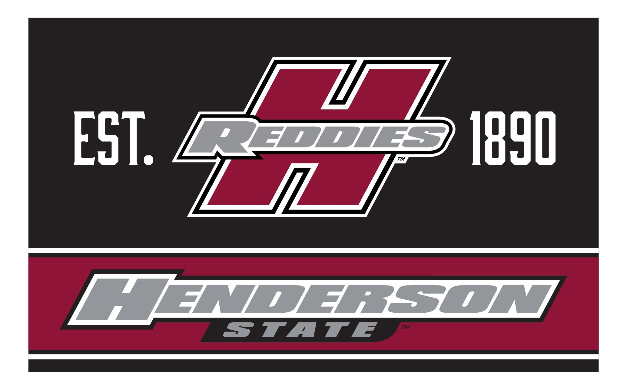 Henderson State Reddies Wood sign with frame Officially Licensed Colle ...