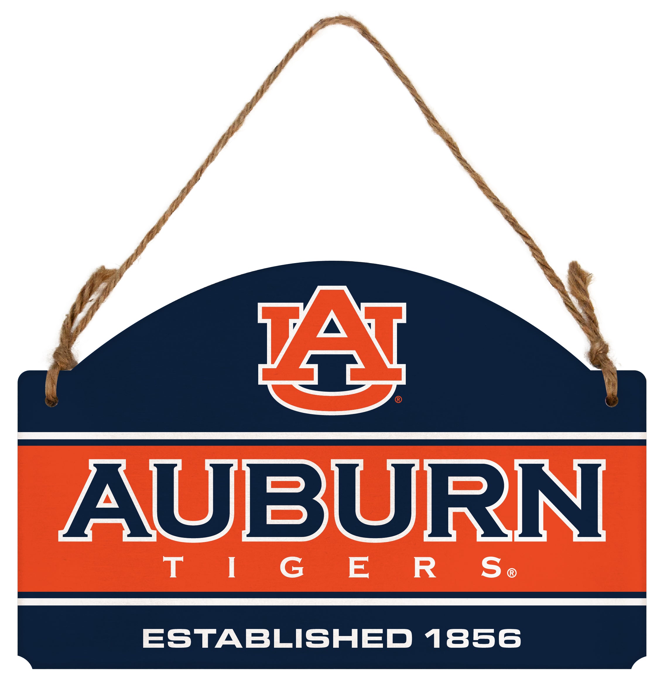 Auburn Tigers Flat Wood Sign with Hanging String - Officially Licensed ...