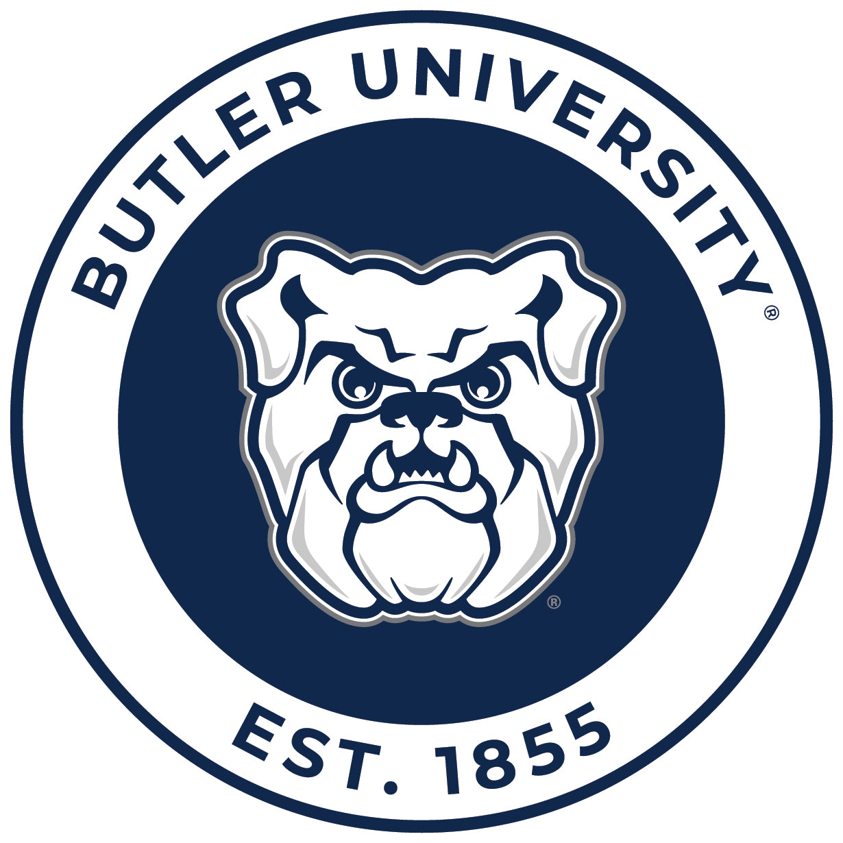 Butler Bulldogs Round Vinyl Decal Sticker Officially Licensed ...