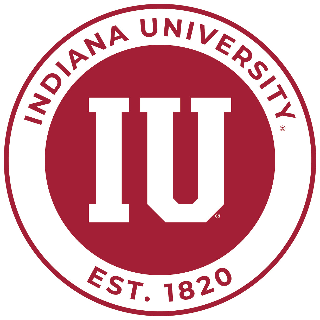Indiana Hoosiers Round Vinyl Decal Sticker Officially Licensed ...