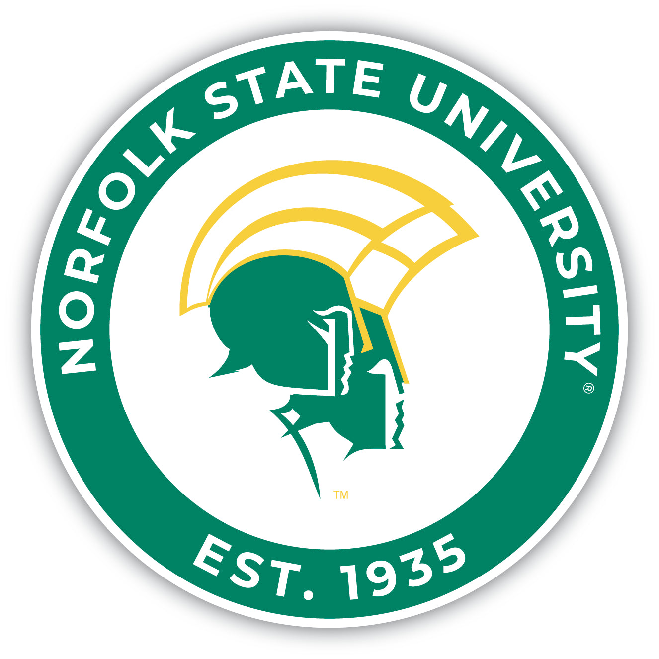 Norfolk State University Round Vinyl Decal Sticker Officially Licensed ...
