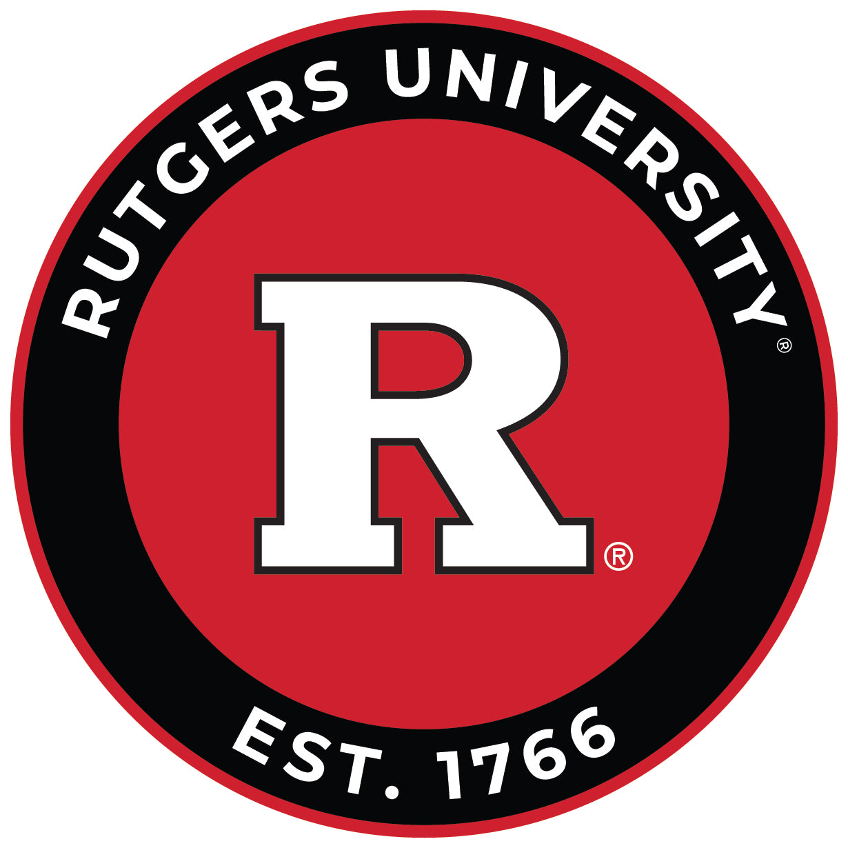 Rutgers Scarlet Knights Round Vinyl Decal Sticker Officially Licensed ...