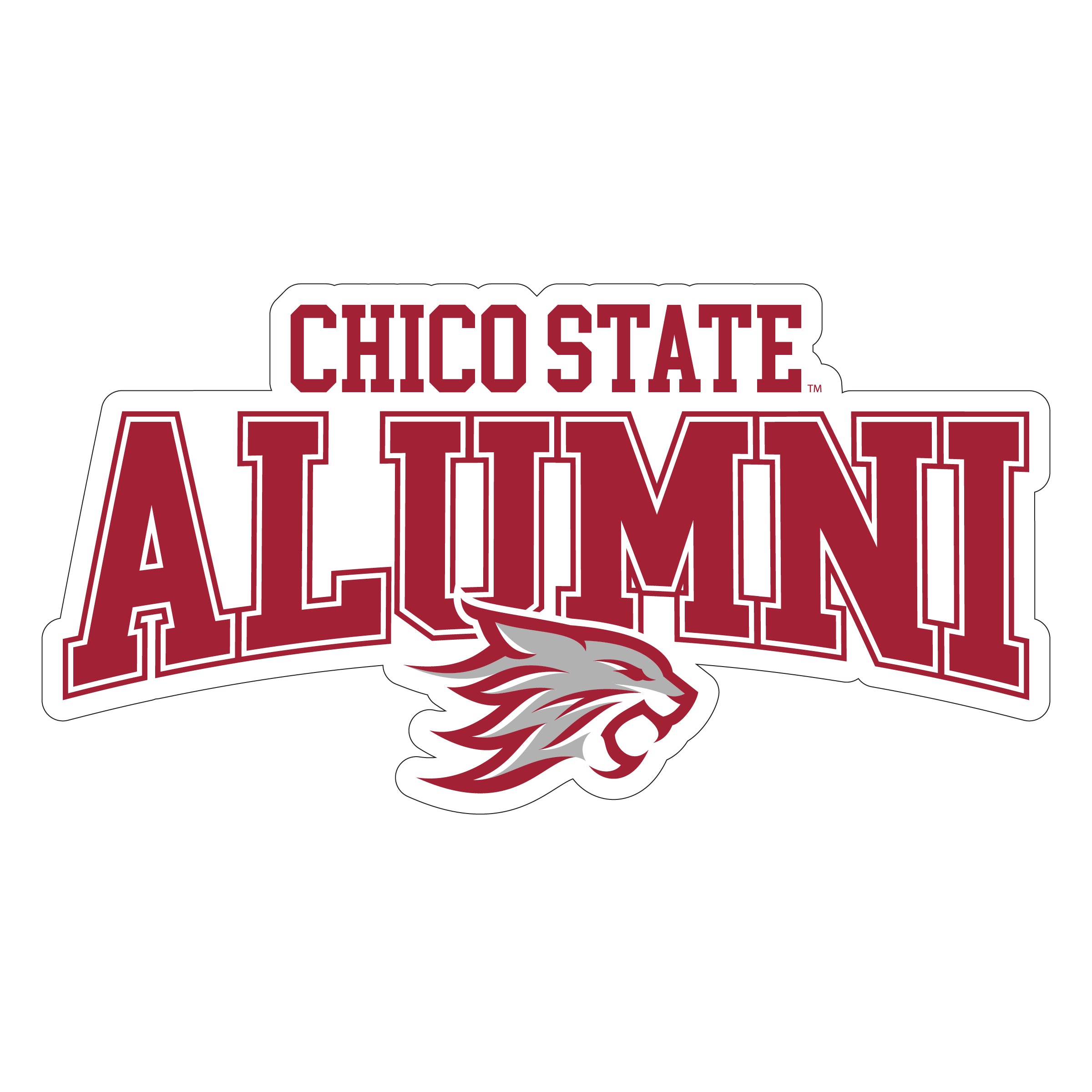 California State University, Chico Laser Cut Alumni Vinyl Sticker ...