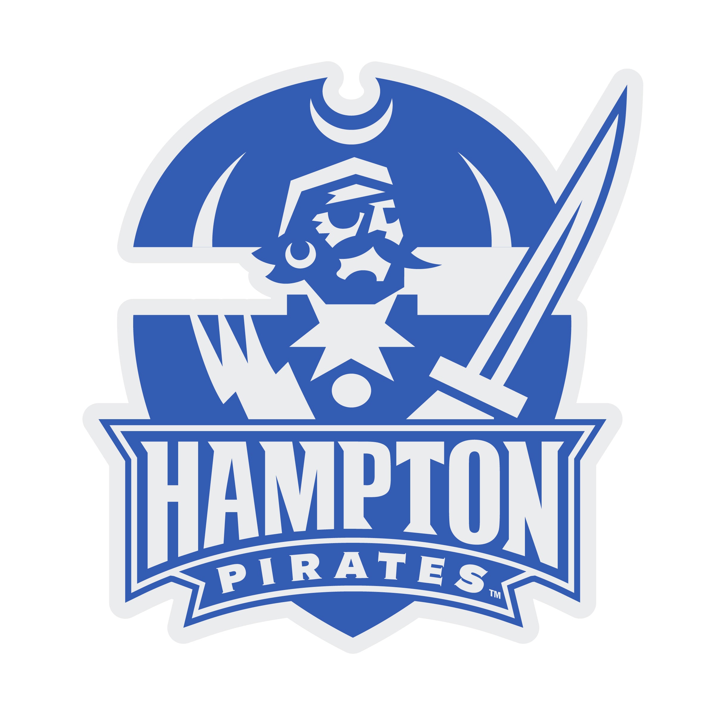 Hampton University Choose Style and Size NCAA Vinyl Decal Sticker for ...