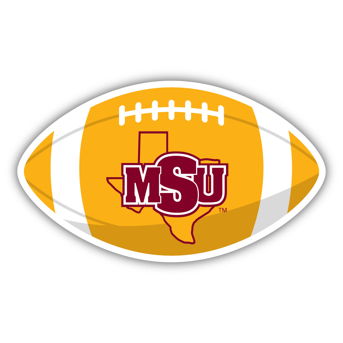 Midwestern State University Mustangs College Sticker or Magnet ...