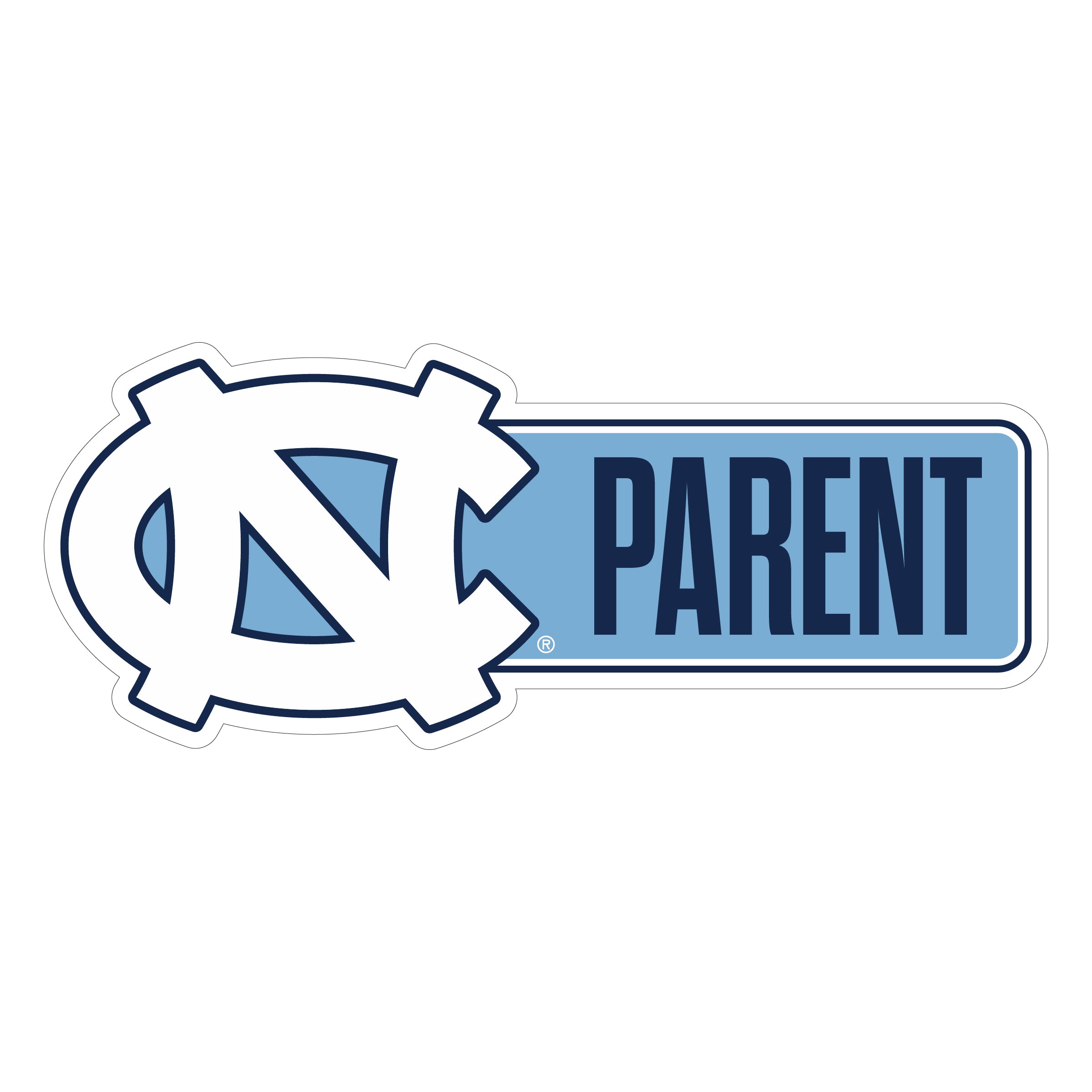 UNC Tar Heels Proud Die Cut Decal Officially Licensed Collegiate ...