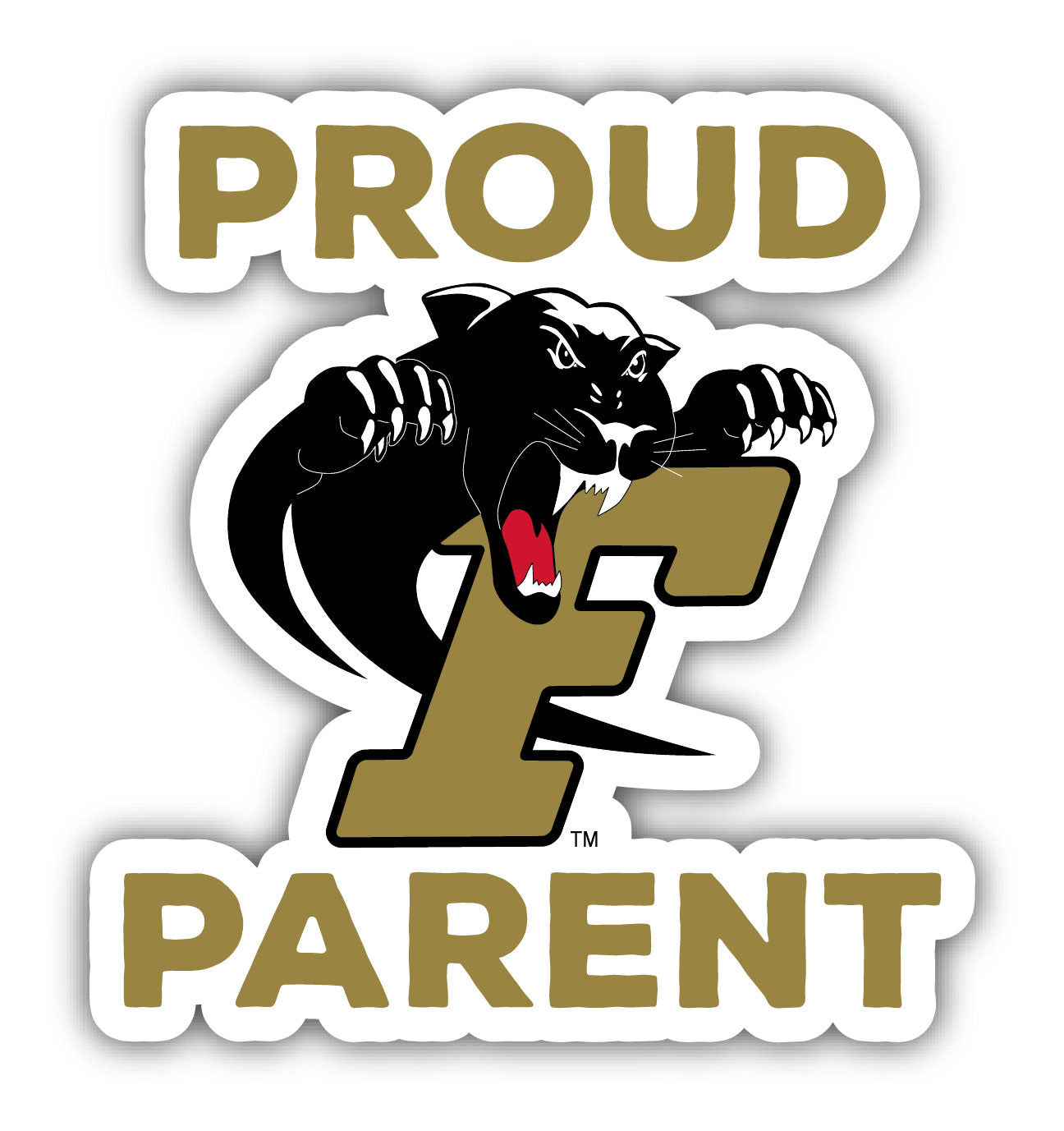 Ferrum College 4-Inch Laser Cut Proud Parent Decal Sticker Officially ...
