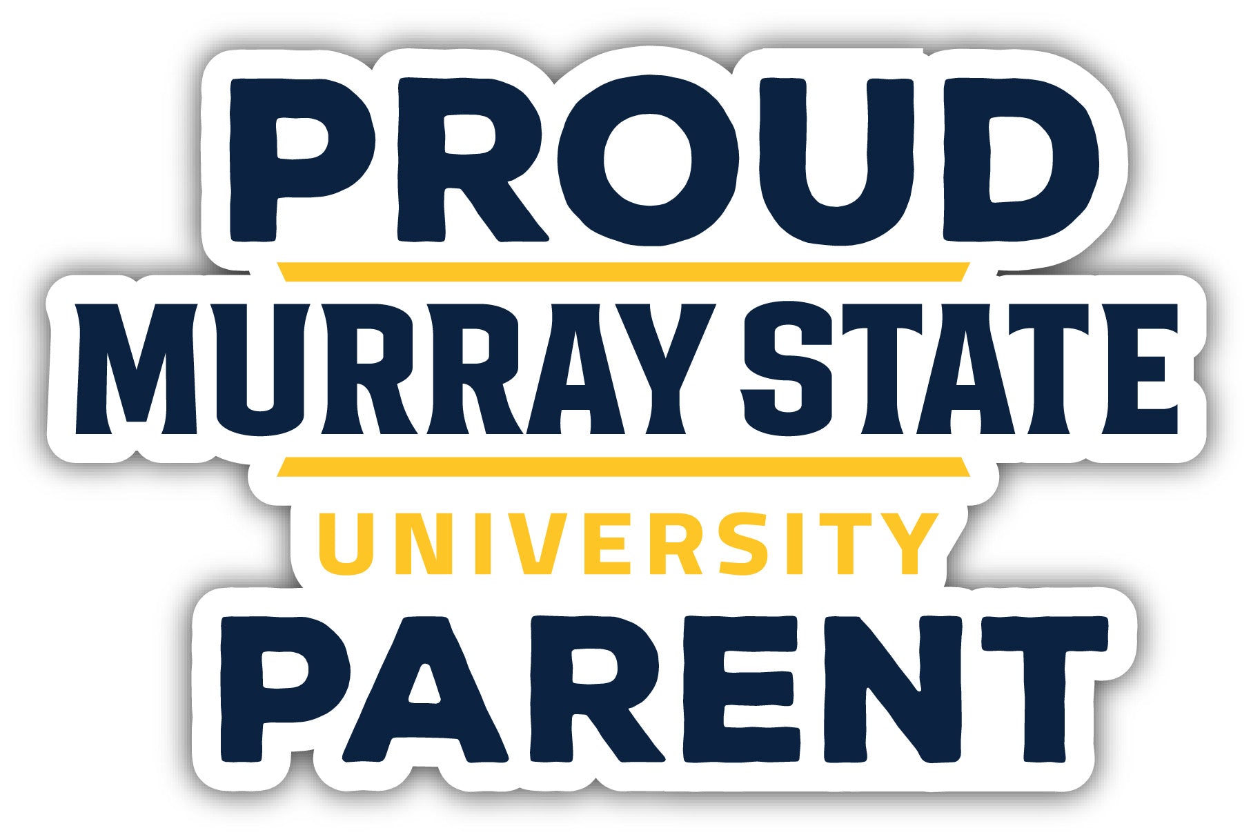 Murray State University 4-Inch Proud Parent NCAA Vinyl Sticker - Durab ...