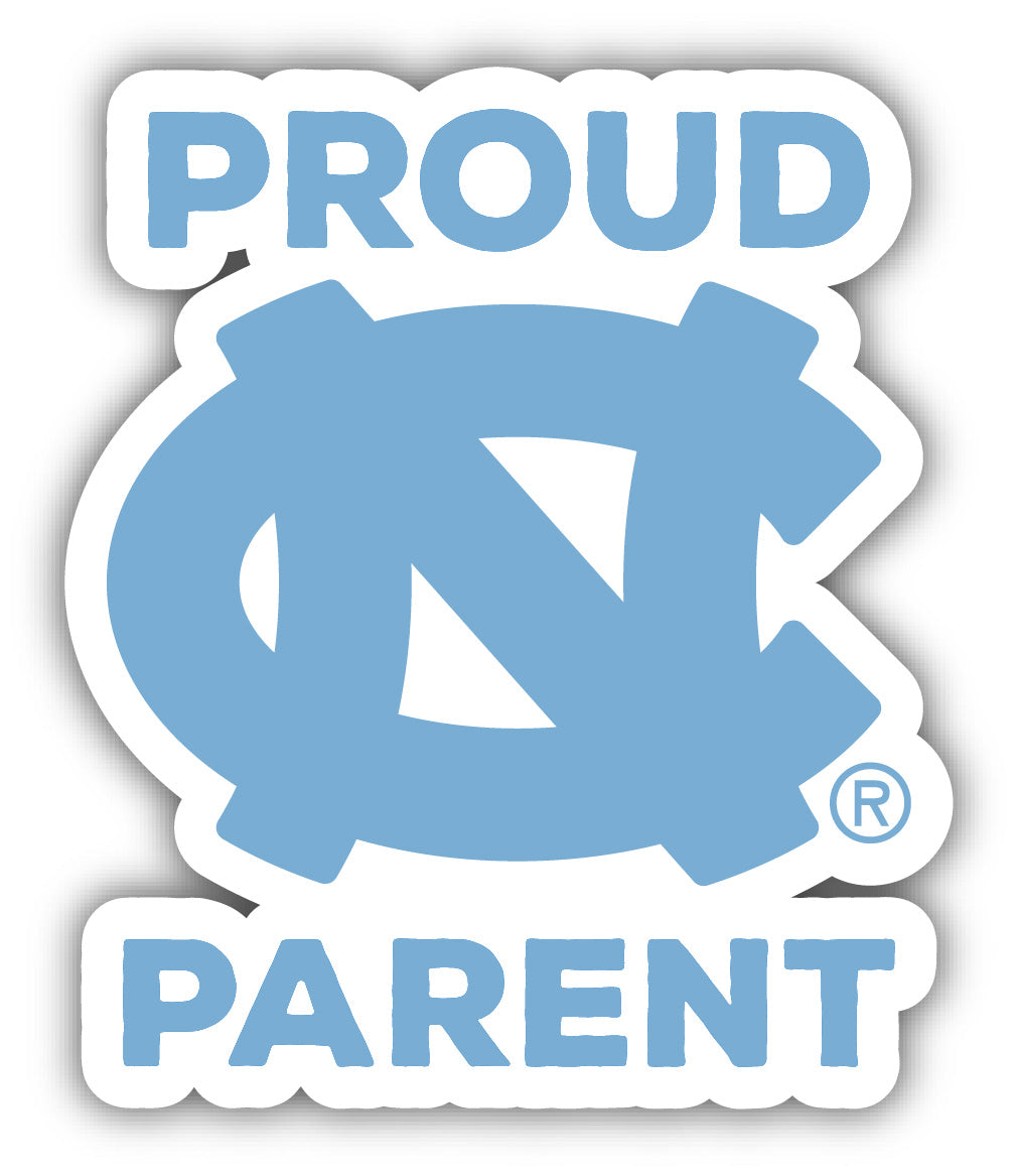 UNC Tar Heels 4-Inch Proud Parent NCAA Vinyl Sticker - Durable School ...