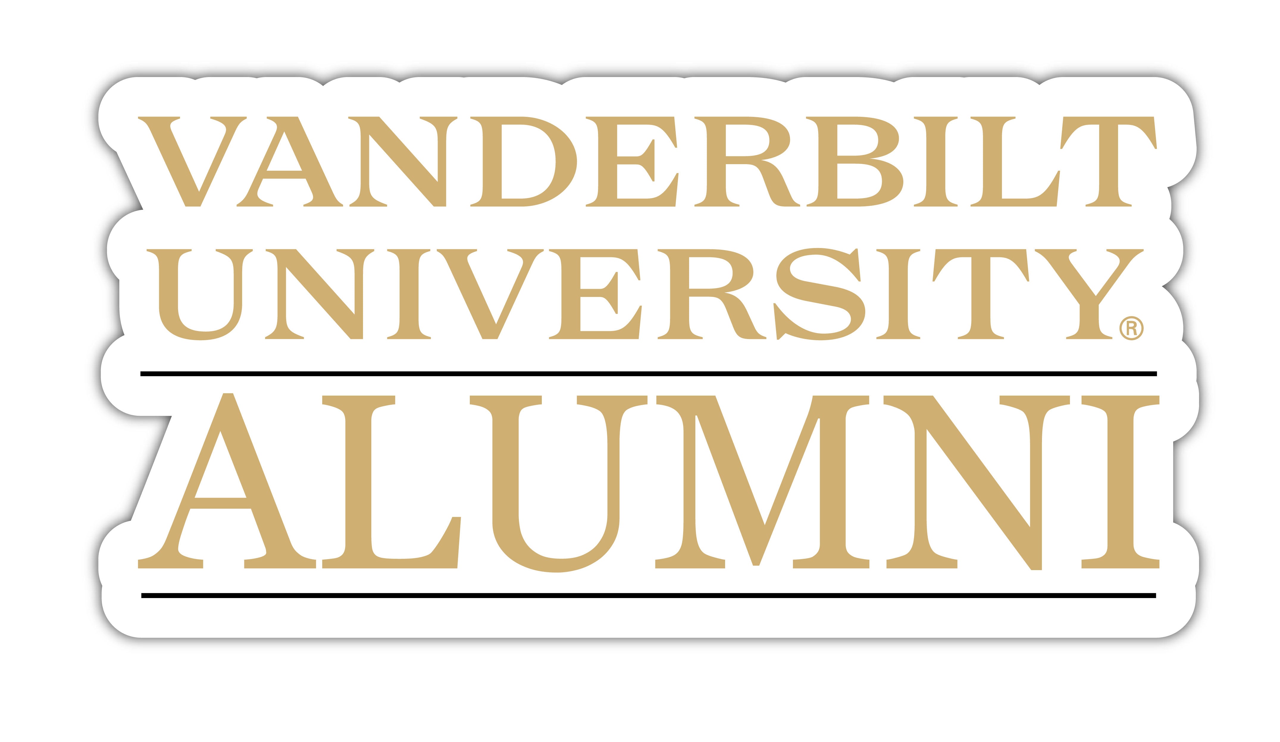 Vanderbilt University 4-Inch Laser Cut Alumni Vinyl Decal Sticker ...