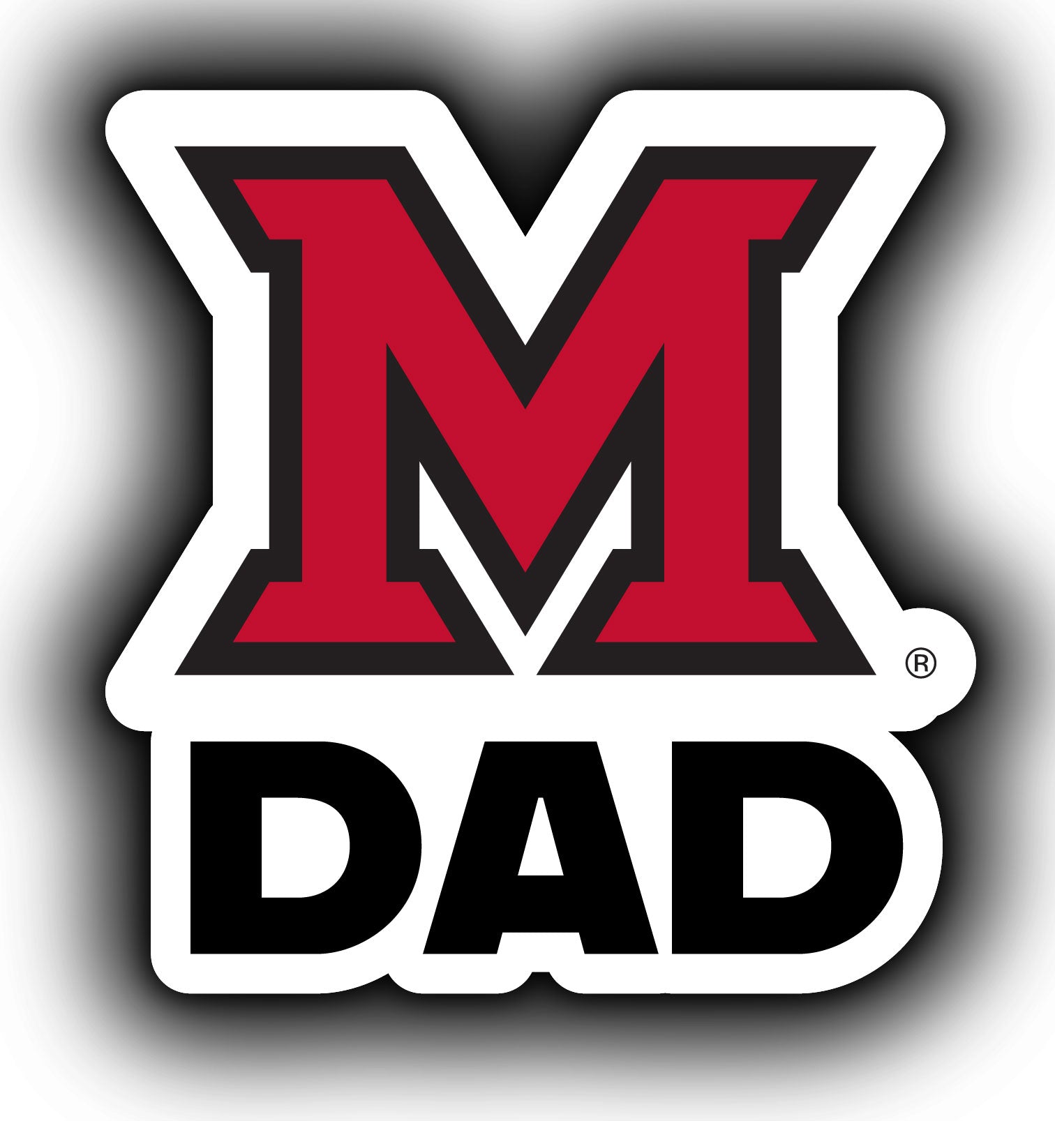 Miami of Ohio 4-Inch Proud Dad Vinyl Decal Sticker Officially Licensed ...