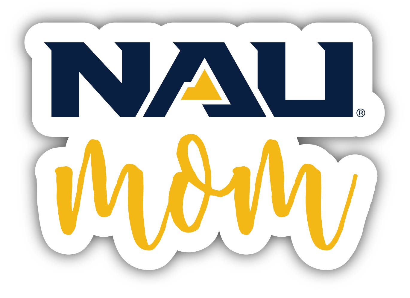 Northern Arizona University 4-Inch Proud Mom NCAA - Durable School Spi ...