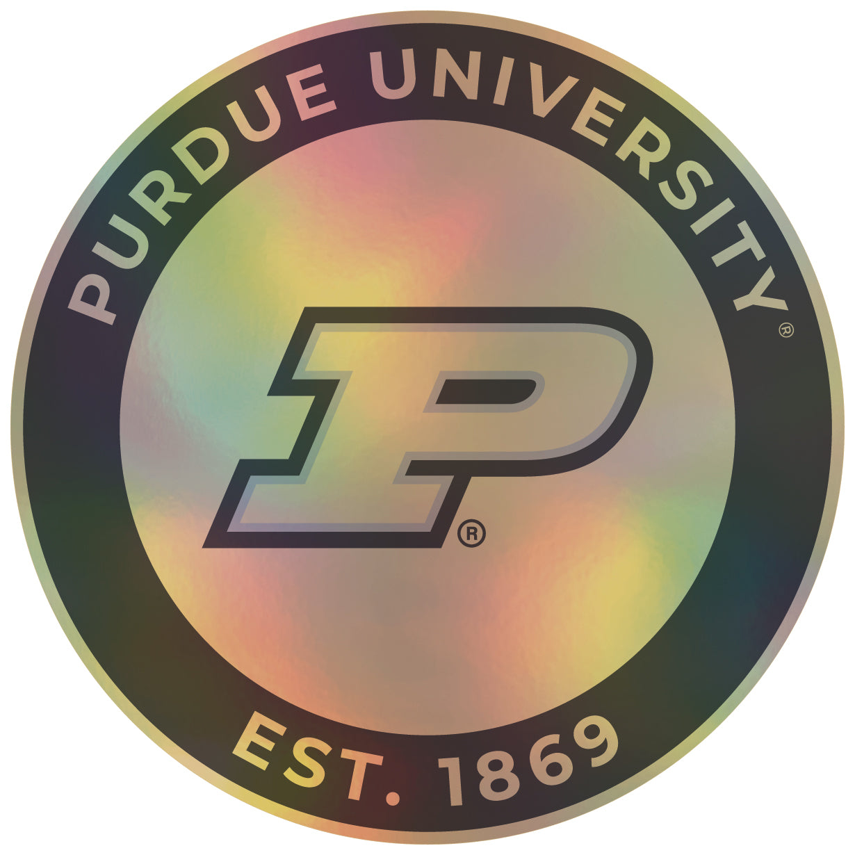 Purdue Boilermakers 3-Inch Holographic Vinyl Decal Sticker Officially ...