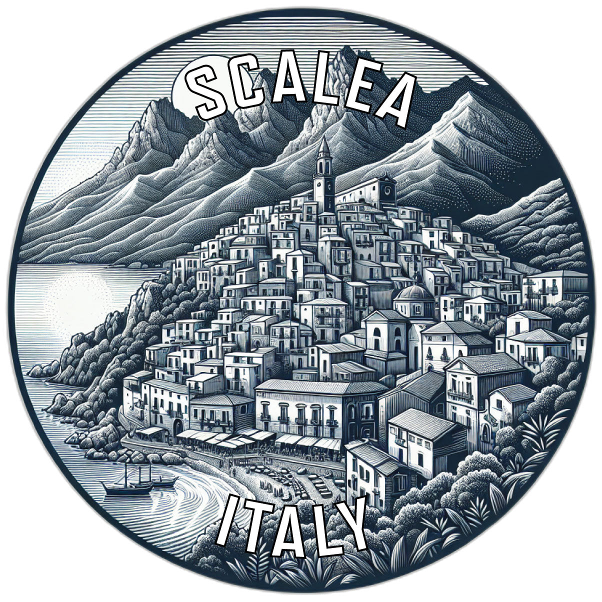 Scalea Italy Souvenir Vinyl Decal Sticker 2-Inch – R & R INC.