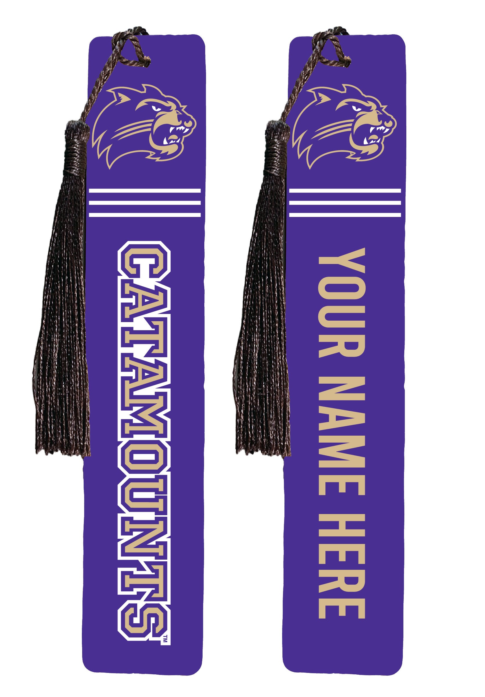 Western Carolina University Personalized Wooden Bookmark with Tassel ...