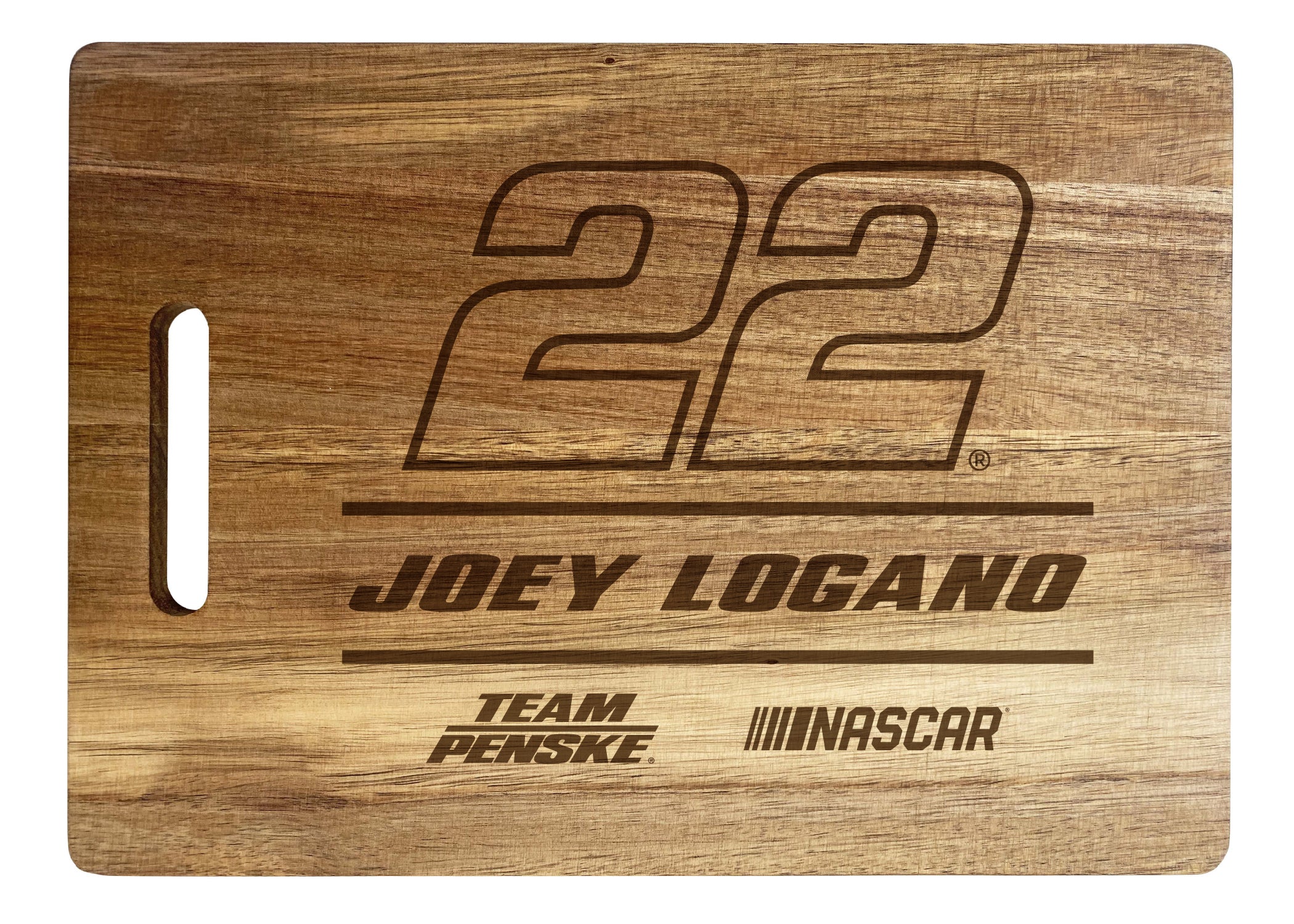 #22 Joey Logano NASCAR Officially Licensed Engraved Wooden Cutting Boa ...