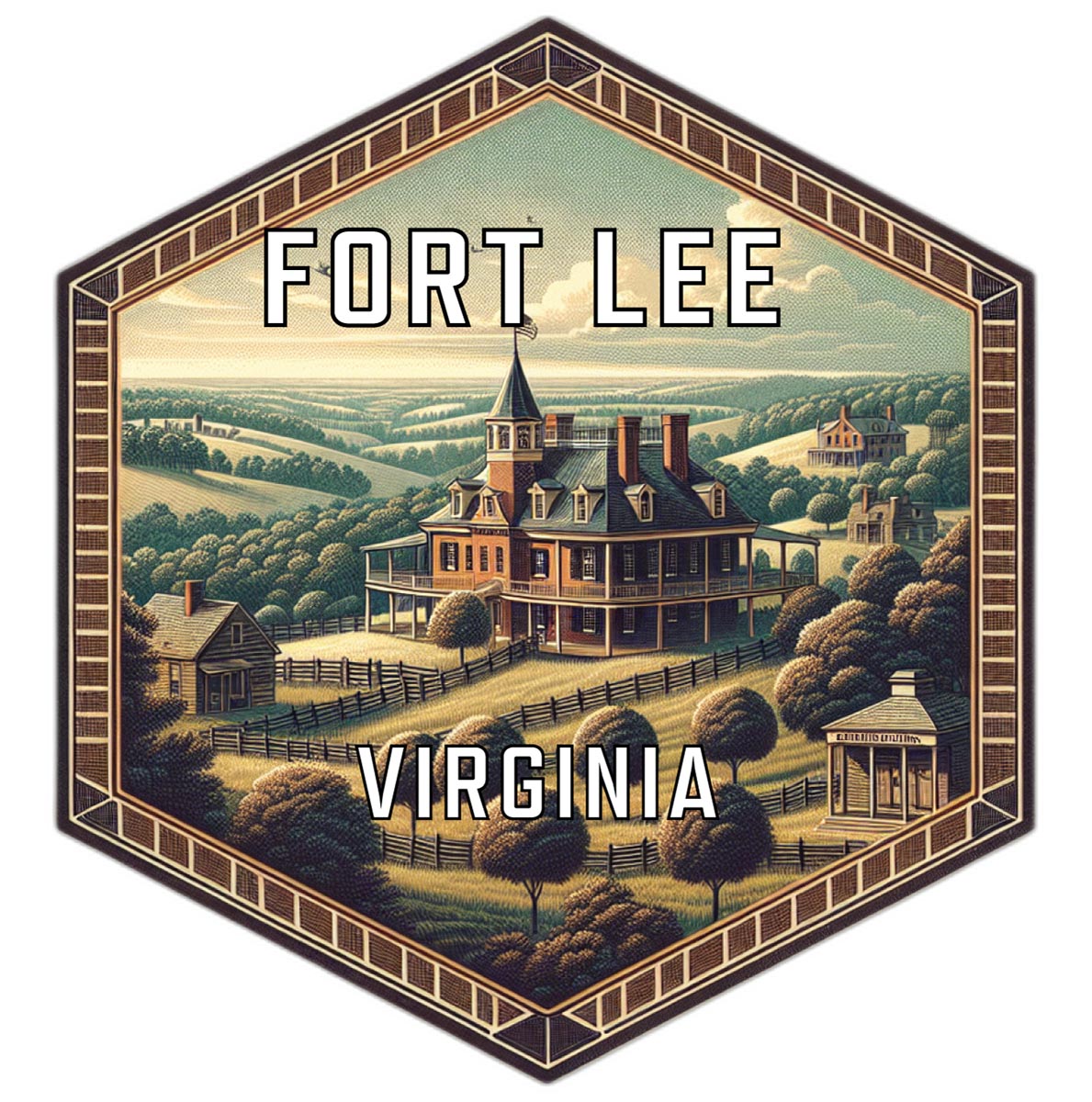 Fort Lee Virginia Travel Destination Souvenir Vinyl Decal Sticker 2 ...
