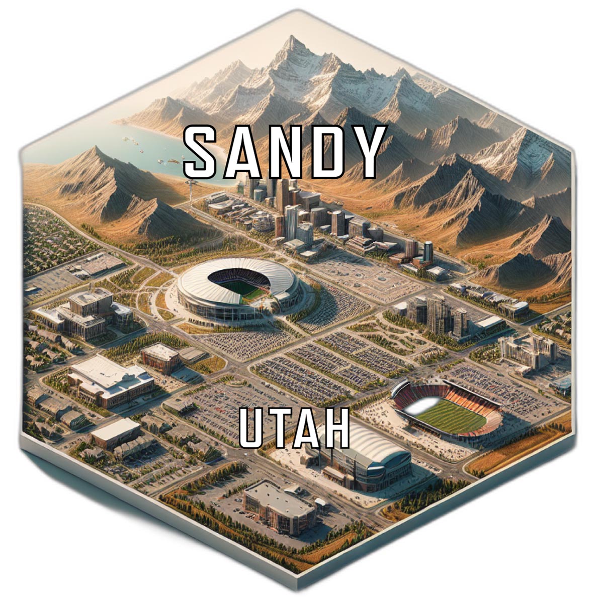 Sandy Utah Travel Destination Souvenir Vinyl Decal Sticker 2-Inch – R ...