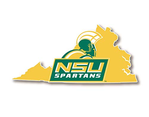 Norfolk State University 4-Inch State Shape 4-Pack NCAA Vinyl Decal St ...