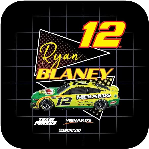 Nascar #12 Ryan Blaney 4Inch Vinyl Decal Sticker Retro Design – R & R INC.