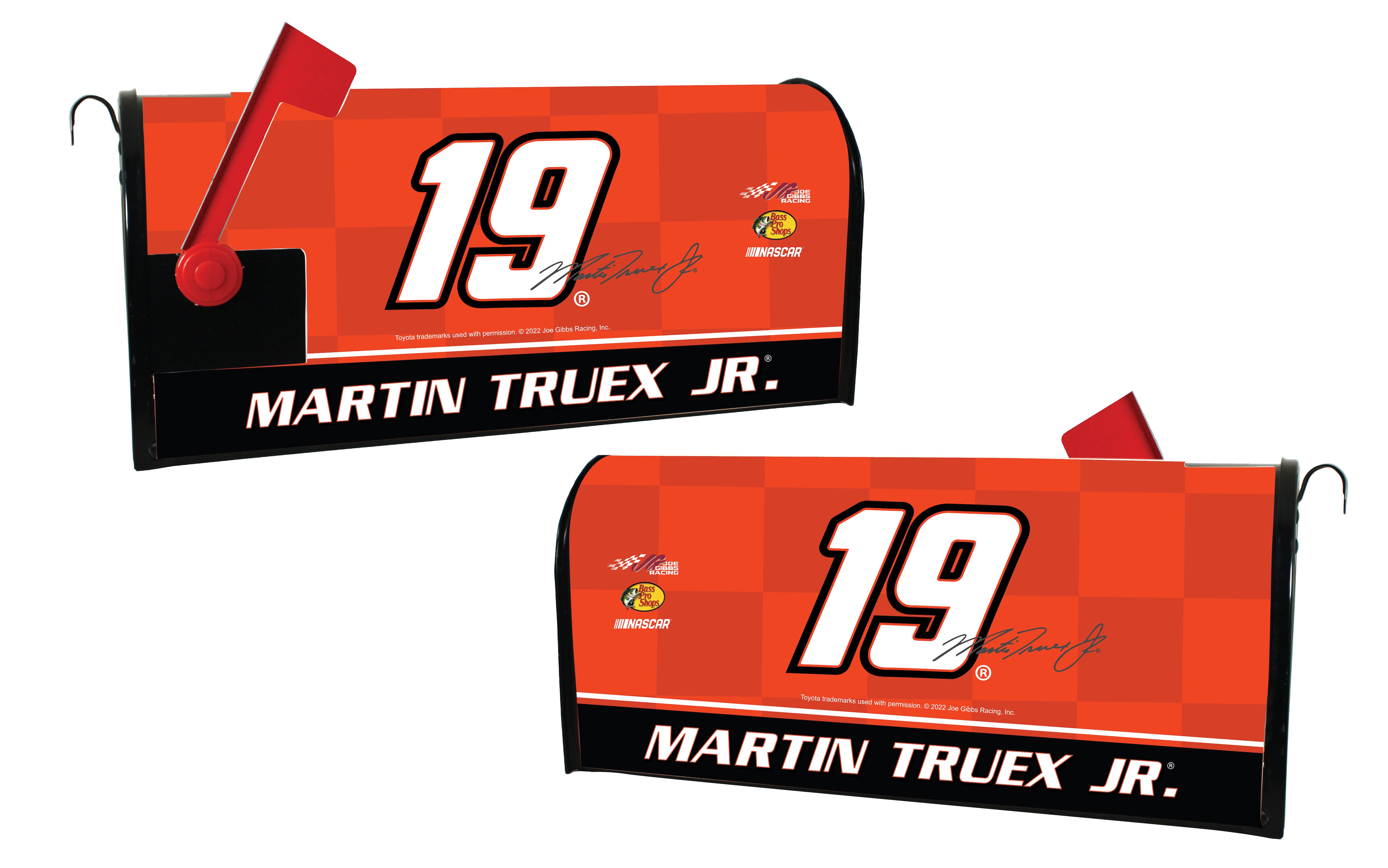 Nascar #19 Martin Truex Jr. Mailbox Cover Number Design New for 2022 ...
