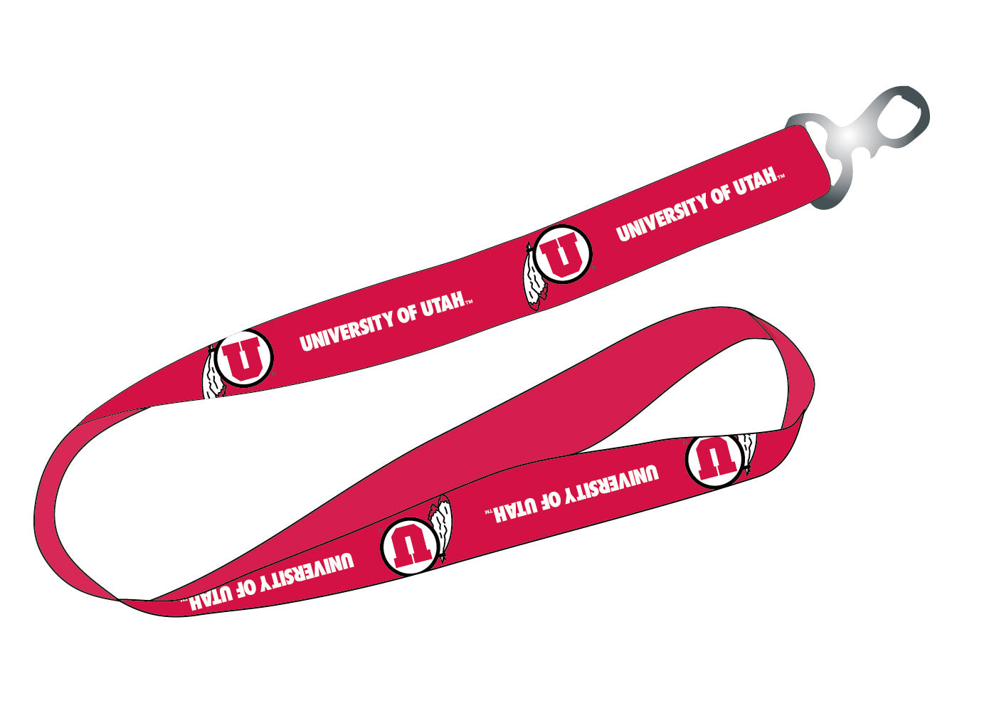 Ultimate Sports Fan Lanyard - Utah Utes Spirit, Durable Polyester, Qui ...