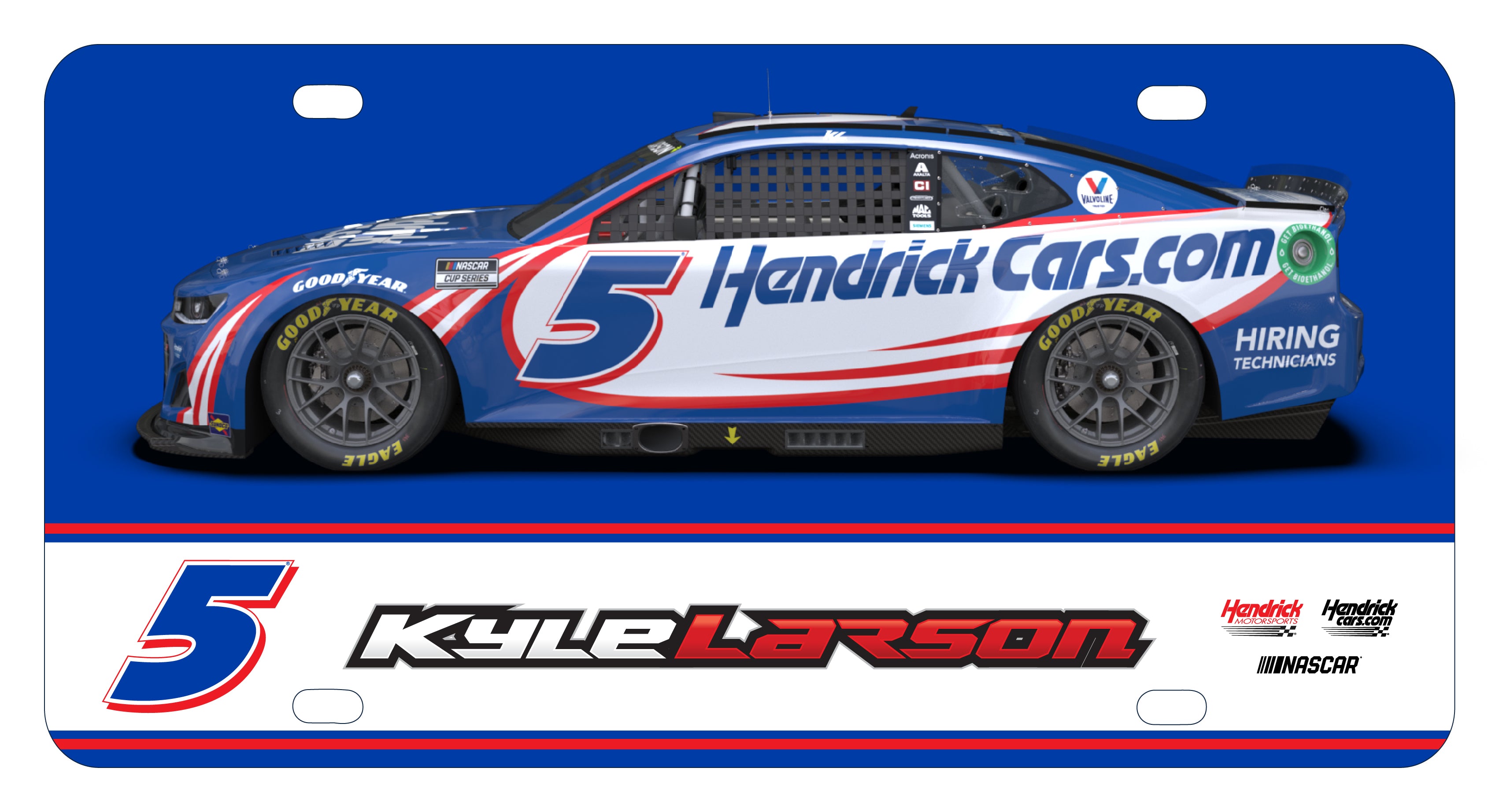 #5 Kyle Larson Officially Licensed NASCAR License Plate – R & R INC.