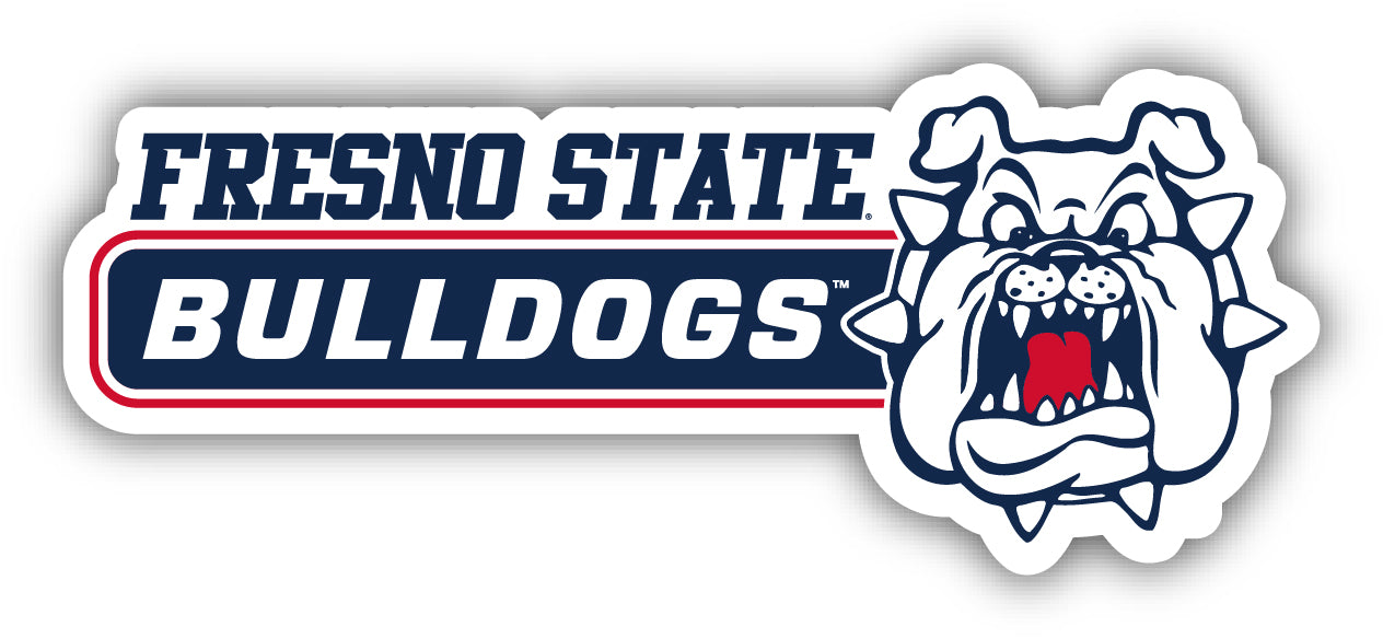 Fresno State Bulldogs 4-Inch Wide NCAA Durable School Spirit Vinyl Dec ...