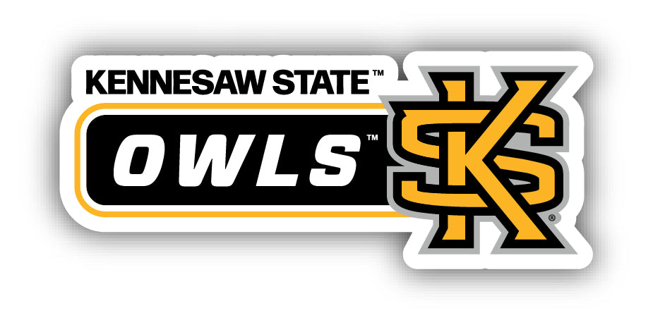 Kennesaw State University 4-Inch Wide NCAA Durable School Spirit Vinyl ...