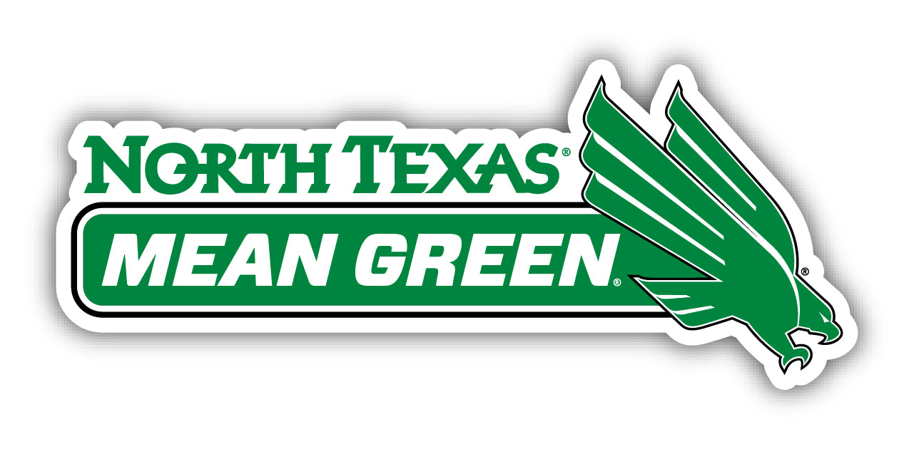 North Texas 4-Inch Wide NCAA Durable School Spirit Vinyl Decal Sticker ...