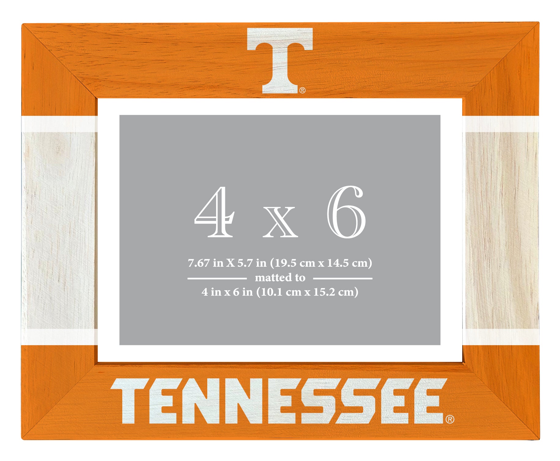 Tennessee Knoxville Wooden Photo Frame - Customizable 4 x 6 Inch - Ele ...